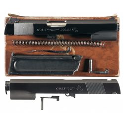 One Colt 1911 .22 Conversion Unit with Box and Colt .45 ACP Kit Parts