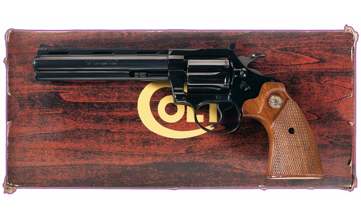 Colt Diamondback Double Action Revolver with Original Box