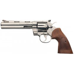Colt Nickel Python Double Action Revolver