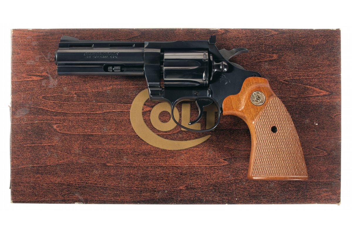 Colt Diamondback Double Action Revolver with Original Box