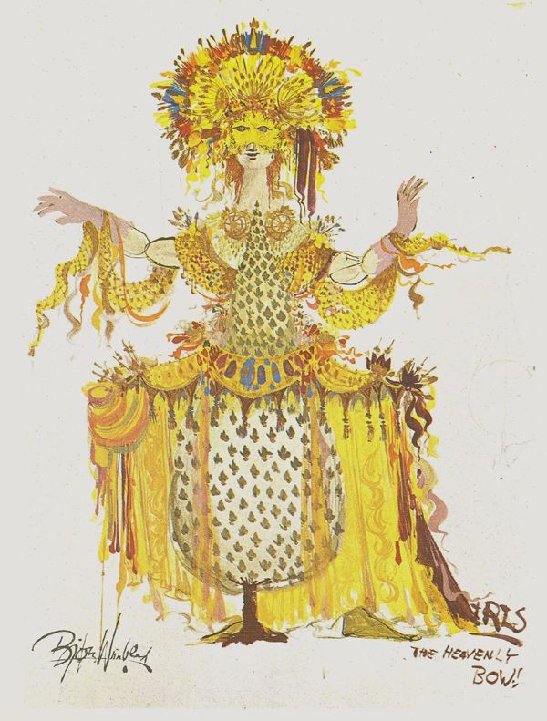 Bjorn Wiinblad, Iris The Heavenly Bow, Offset Print