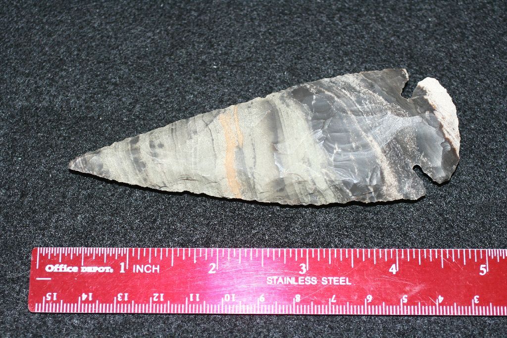 Extra Large Vintage Indian Arrowhead