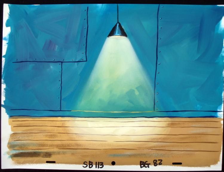 Spongebob Original Production Background Interrogation