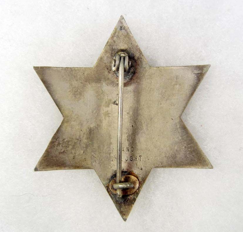 OLD WEST APACHE POLICE SAN CARLOS COWBOY ERA LAW BADGE