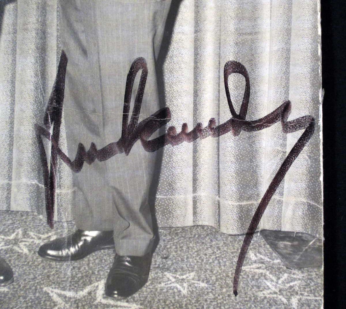 PRESIDENT KENNEDY SIGNED PHOTO AND LETTER