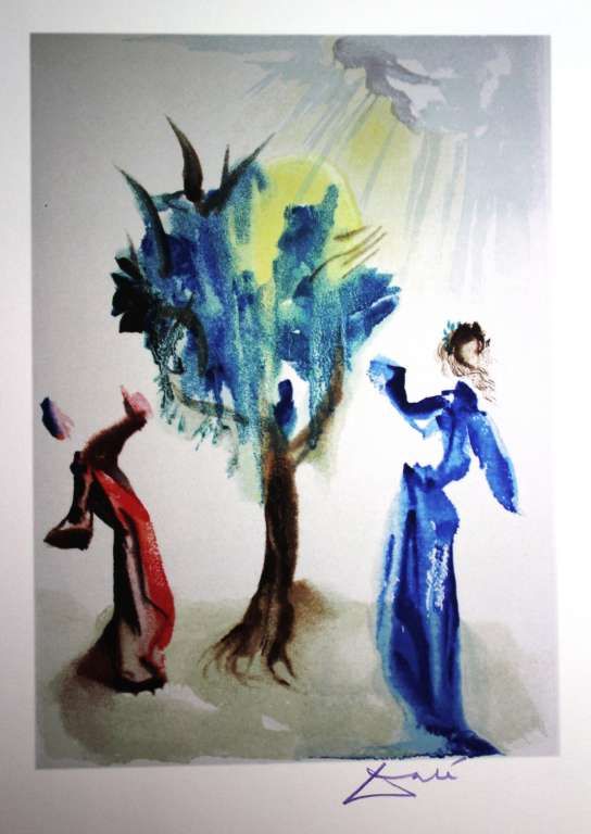 Salvador Dali Woodblock 1960