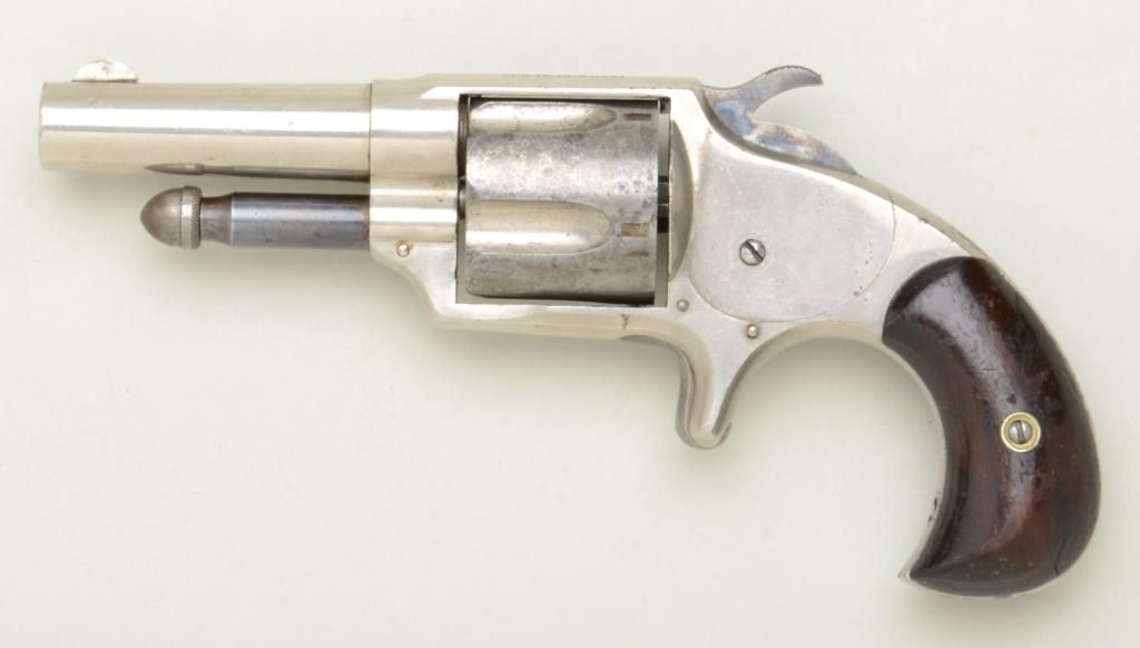 Otis Smith .41 cal. rimfire revolver with 5-shot cylinder nickel plated ...