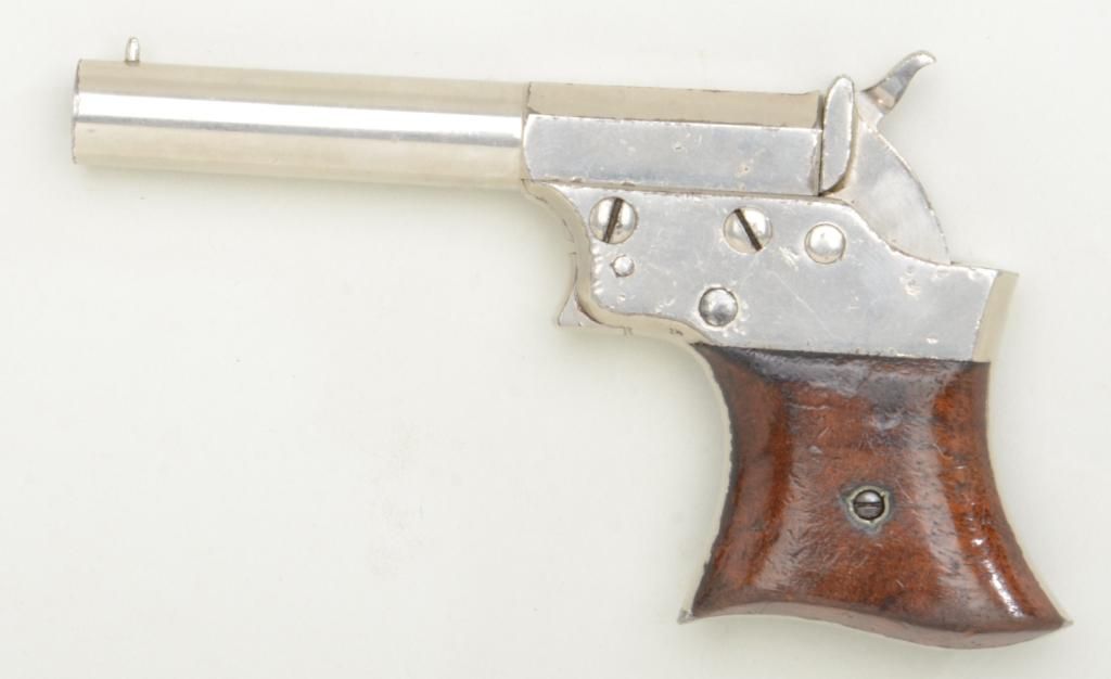 Remington Vest Pocket single shot pistol, .41 cal., 4” barrel, nickel ...