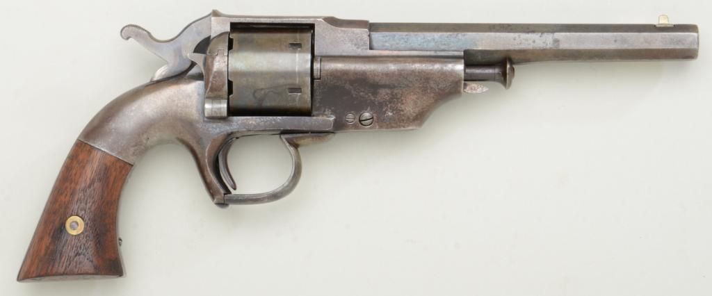 Allen and Wheelock center hammer lipfire Navy revolver, .32 cal., 6 ...