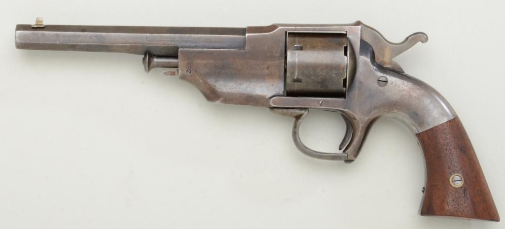 Allen and Wheelock center hammer lipfire Navy revolver, .32 cal., 6 ...