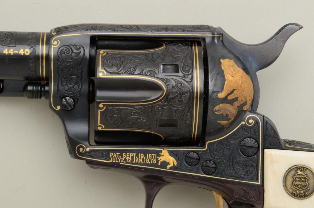 Colt Single Action Army revolver, .44-40 cal., 4-3/4" barrel, full blue ...