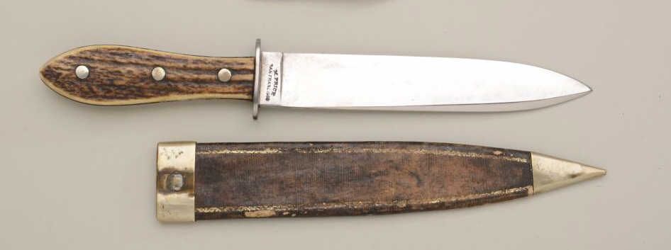 Original California Bowie knife, classic form marked M Price, San ...