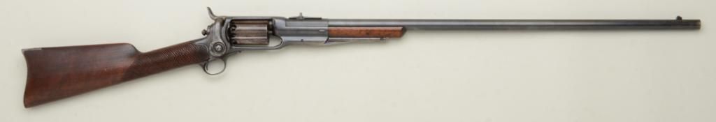 Colt Model 1855 Root revolving rifle, .56 cal., 31” round barrel, blue ...