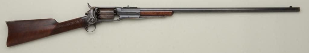 Colt Model 1855 Root revolving rifle, .56 cal., 31” round barrel, blue ...