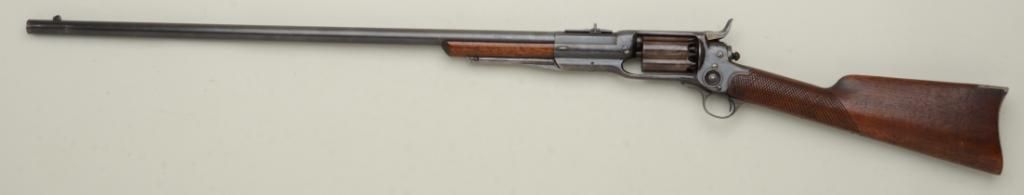 Colt Model 1855 Root revolving rifle, .56 cal., 31” round barrel, blue ...