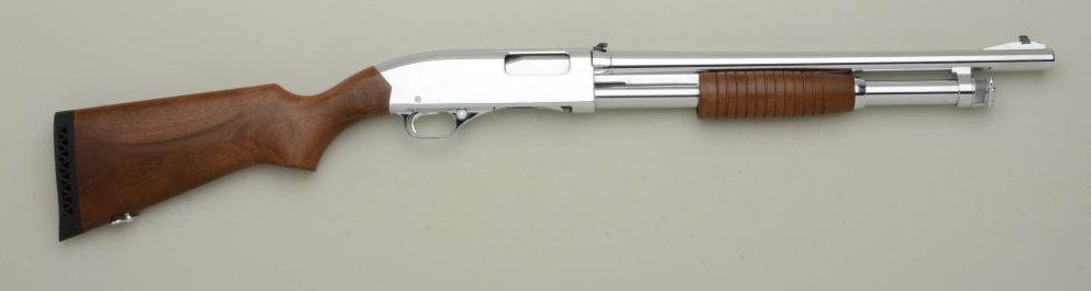 Winchester Model 1200 stainless steel pump action 12 gauge shotgun with ...