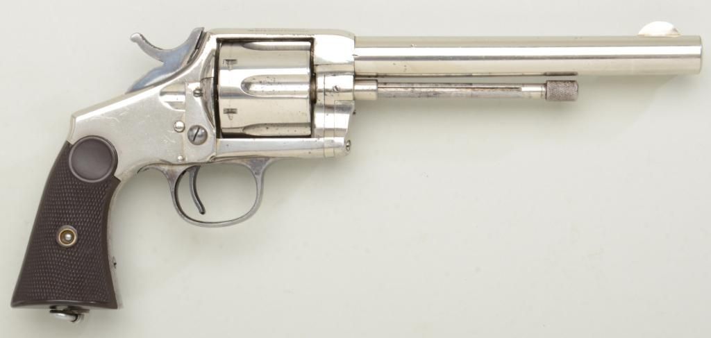Hopkins & Allen XL Number 8, .44 rimfire cal., 6-shot revolver, nickel ...