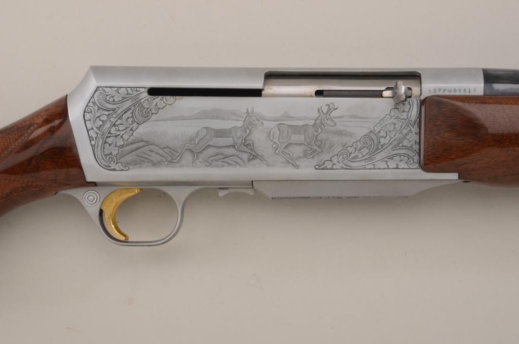 Belgian-made Browning BAR semi-auto rifle, .30-06 cal., 22” round ...