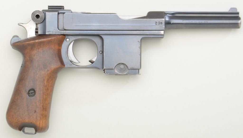 Danish Bergmann-Bayard Model 1910-21 semi-auto pistol made at the ...
