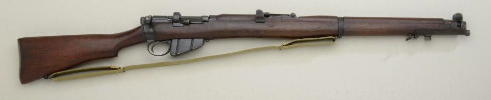 British SMLE III by Lithgow bolt-action rifle dated 1940, .303 cal., 25 ...