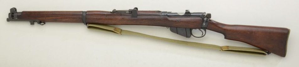 British SMLE III by Lithgow bolt-action rifle dated 1940, .303 cal., 25 ...
