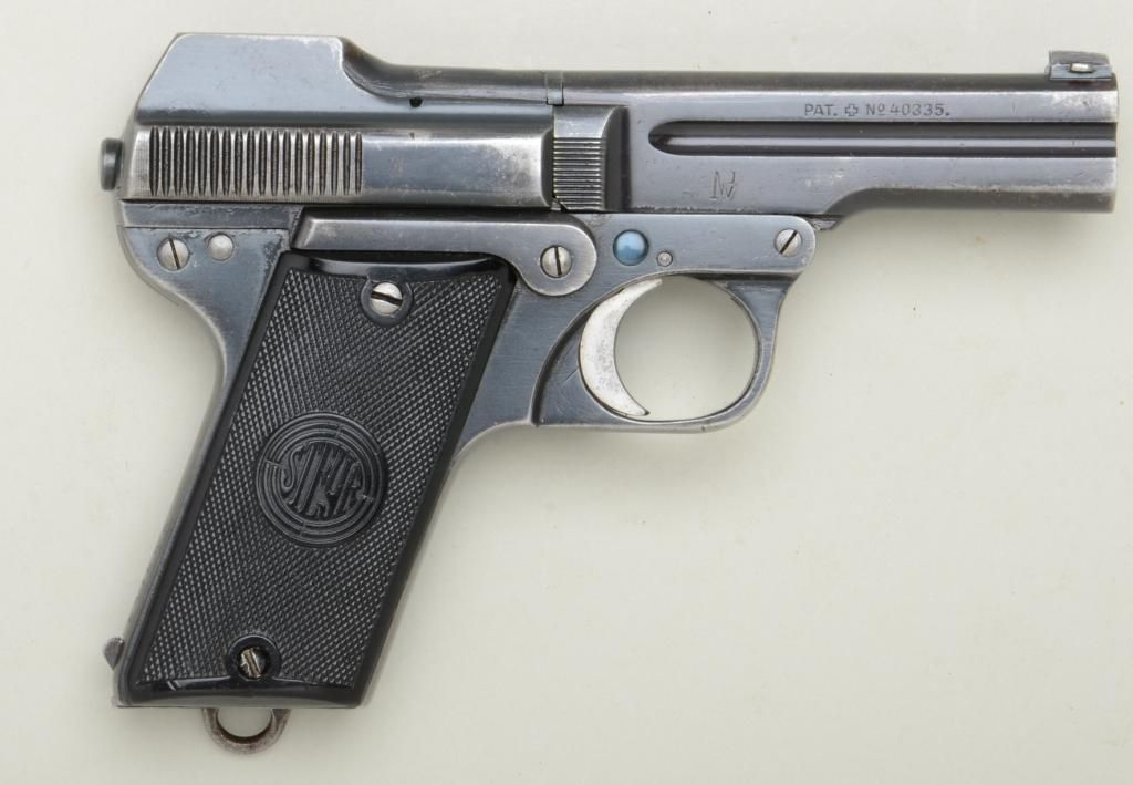 Steyr Pocket semi-auto pistol., .32 cal., 3-1/2” barrel, blue finish ...