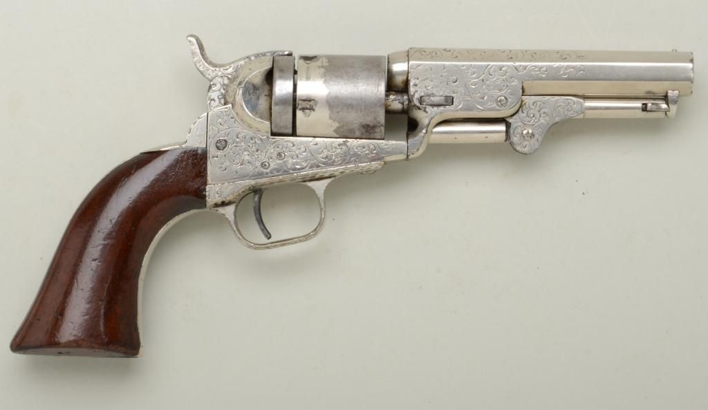 Period conversion of 1849 Colt pocket model revolver, Gustav Young ...