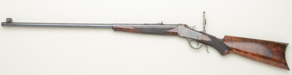 Winchester Model 1885 Low Wall single shot falling block rifle, deluxe ...