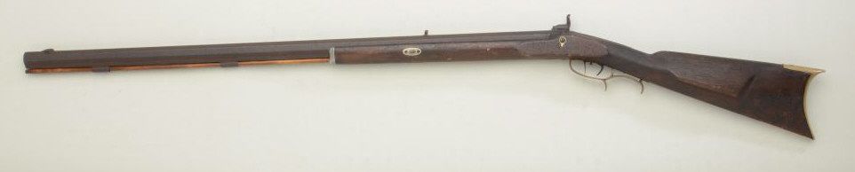 Original S. Hawken St. Louis marked 1/2 stock percussion Plains Rifle ...