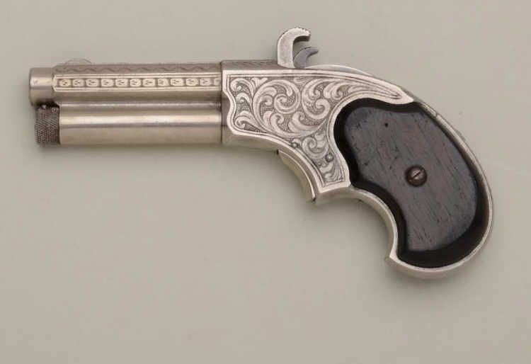 Remington magazine repeating derringer on Ryders patent, .32 extra ...