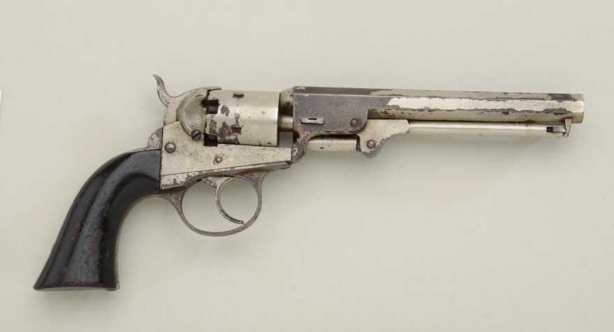 Cooper Firearms Co. DA percussion revolver, .31 cal., 6” octagon barrel ...