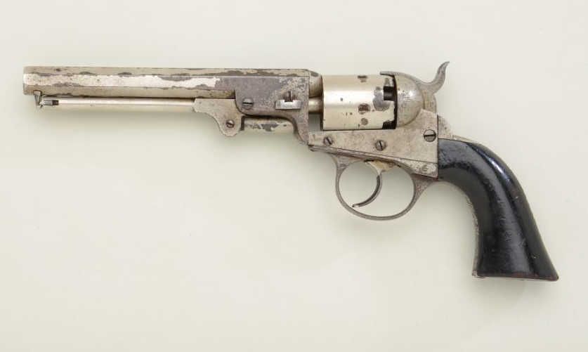 Cooper Firearms Co. DA percussion revolver, .31 cal., 6” octagon barrel ...