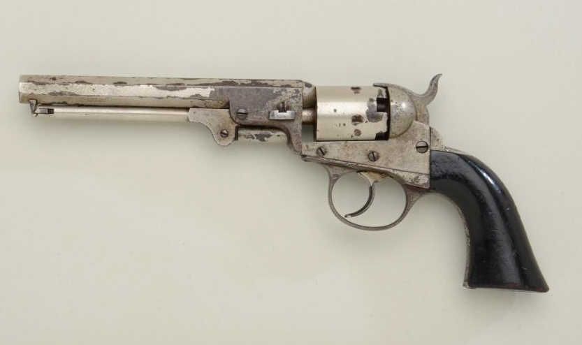 Cooper Firearms Co. DA percussion revolver, .31 cal., 6” octagon barrel ...