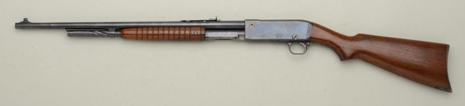 Remington Model 14 pump action rifle, .35 Rem. cal., 22” round barrel ...