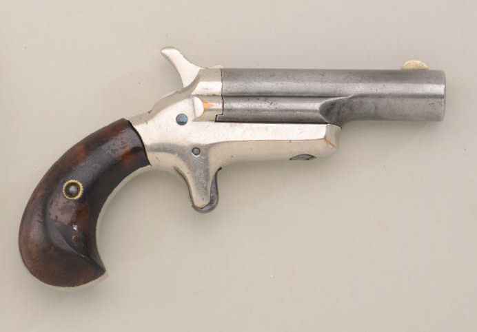Colt Third Model Thuer derringer, .41 cal. rimfire, traces of original ...