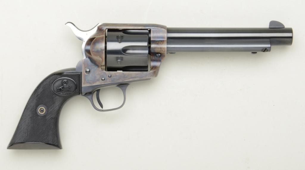 Colt Single Action Army revolver, pre-war/post-war .38 Special cal., 5 ...