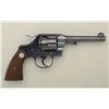 Colt Official Police DA revolver, .38 cal., 5” barrel, blue finish ...