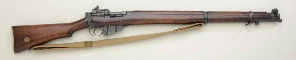 British Enfield SMLE MK V bolt-action military rifle, .303 cal., 25 ...