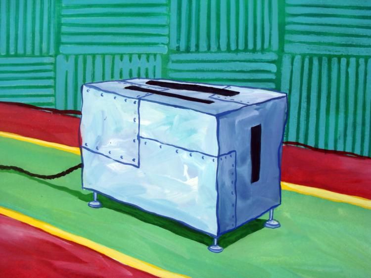 SpongeBob Original Production Background Toaster