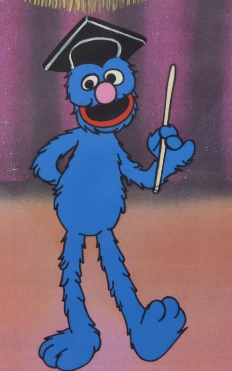 Grover Sesame Street Original Production Cel Animation