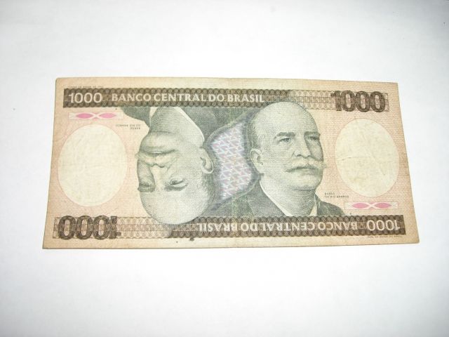 1981 1000 MIL CRUZEIROS Brazil Bank Note Serial # B0118090125B *RARE ...