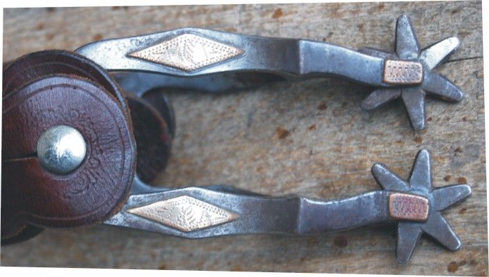 McChesney copper mounted spurs