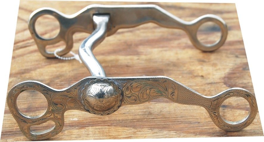 silver mounted lady leg bit