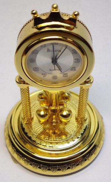 Bulova Miniature Clock B0540 Mint