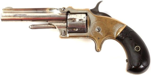 Marlin XX Standard 1873 .22 cal. SN 8101 spur trigger revolver, 3 ...