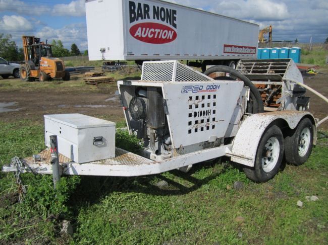 2007 GPE 2000H T/A Towable Stucco / Plaster Pump