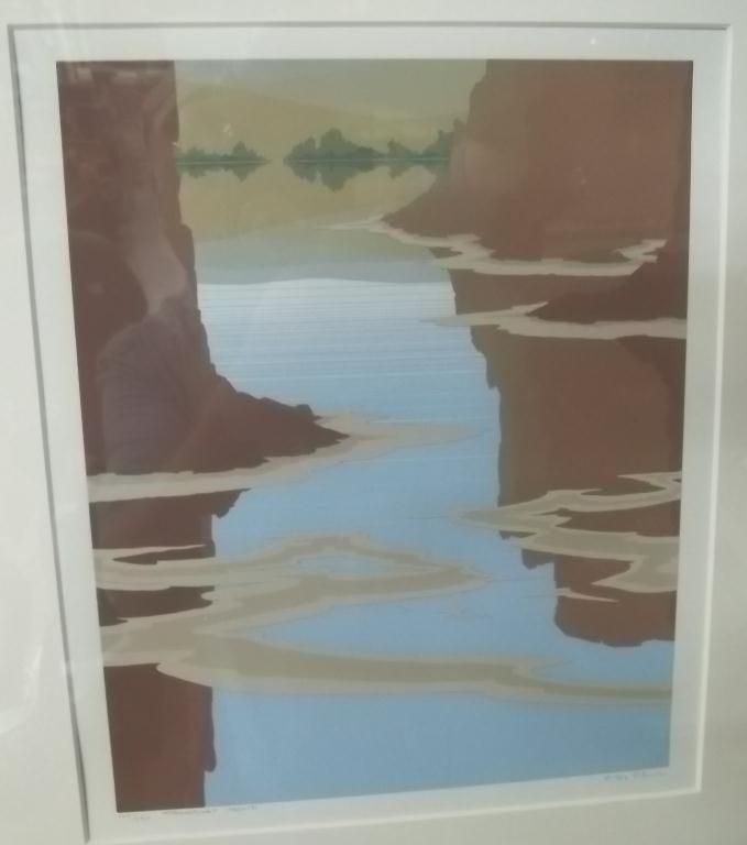 Jerry Schurr Numbered Serigraph - Steamboat Bend