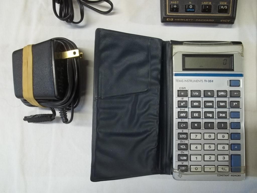 HP-41CV Calculator Complete & TI-35II Calculator