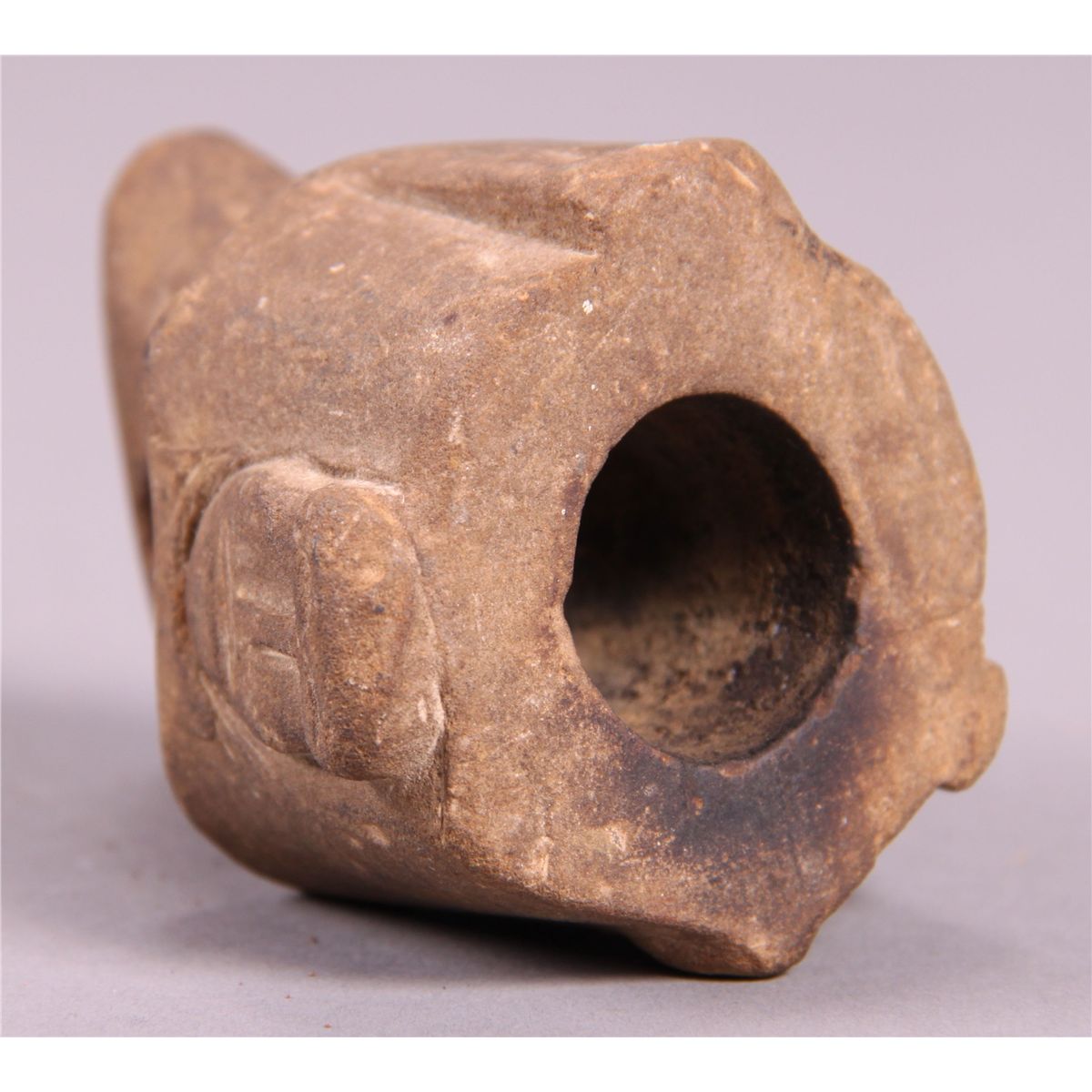 Micmac pipe Mississippian/protohistoric period, etc.
