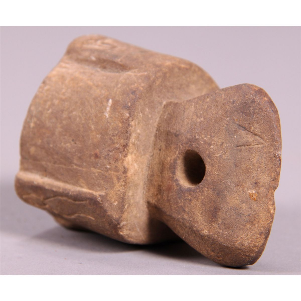 Micmac pipe Mississippian/protohistoric period, etc.